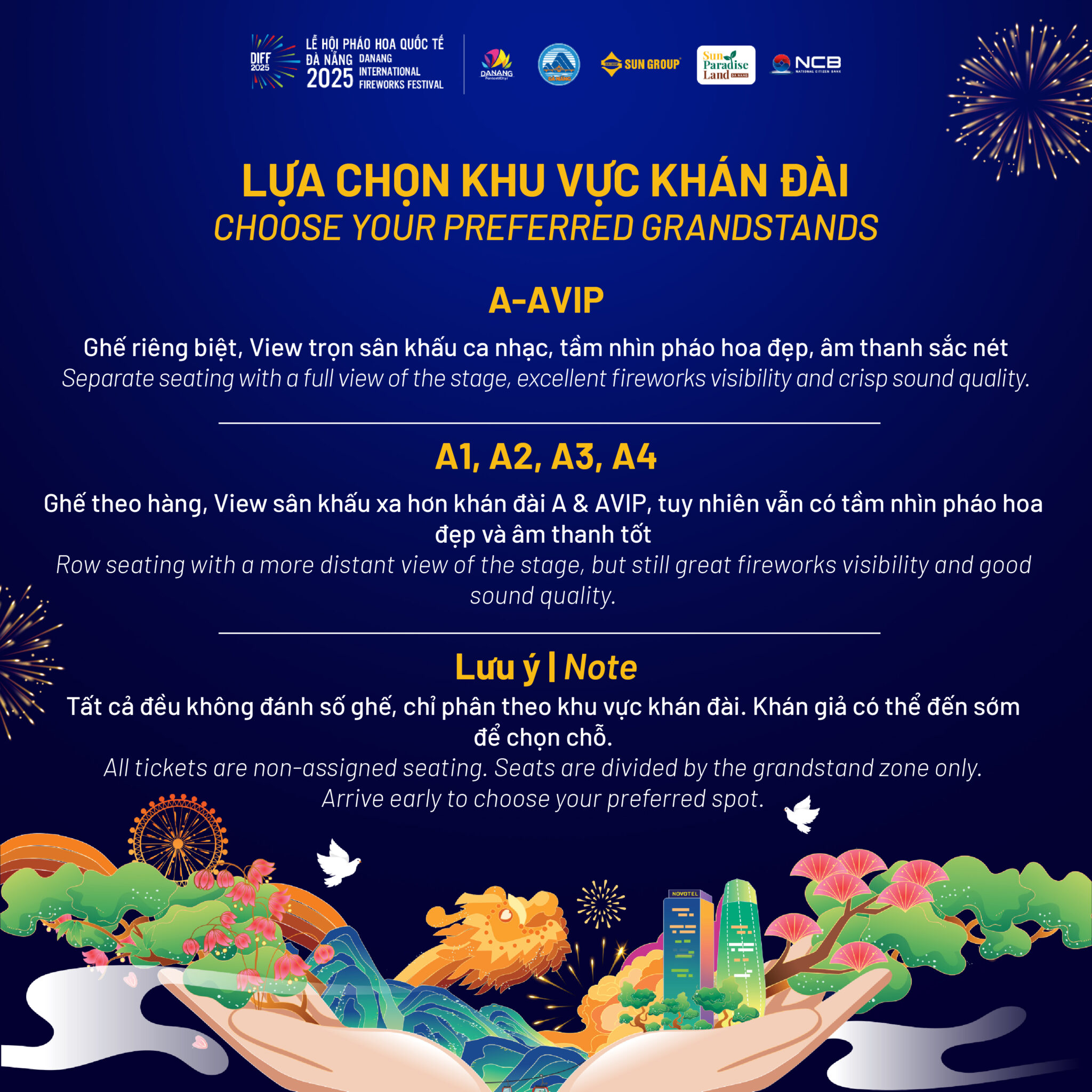 Những lưu ý khi tham dự Lễ hội pháo hoa quốc tế Đà Nẵng DIFF 2025 – DIFF 2025