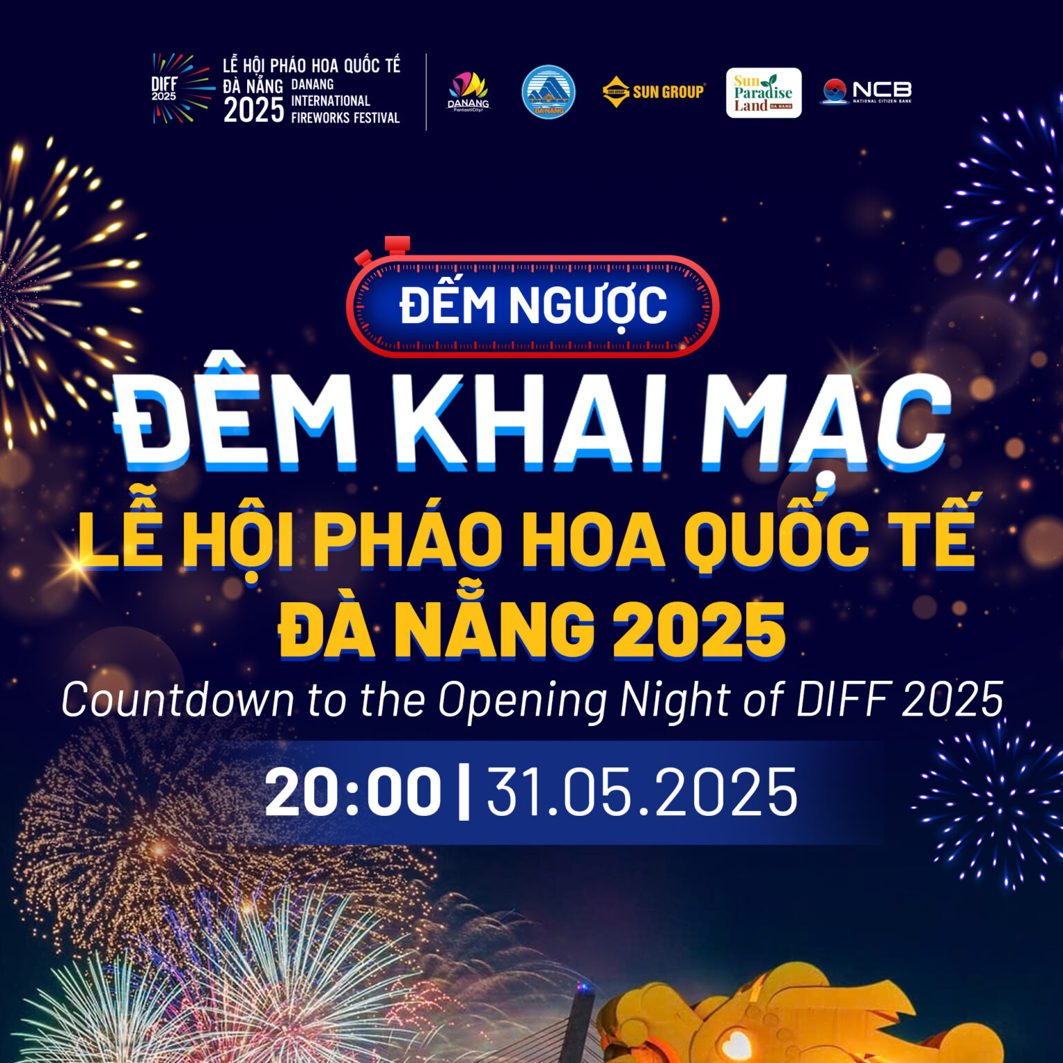 Tất tần tật về đêm khai mạc pháo hoa Đà Nẵng DIFF 2025 – DIFF 2025